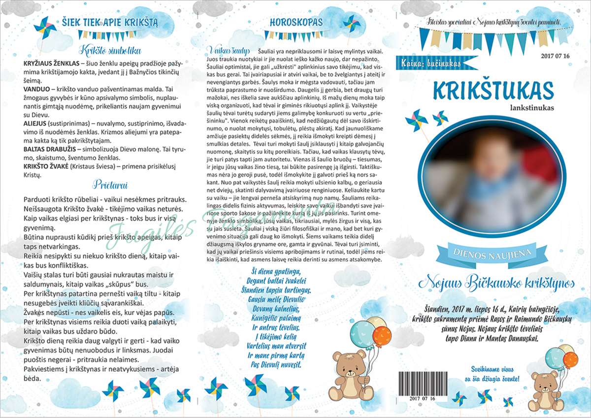 KRIKŠTYNŲ LANKSTINUKAI